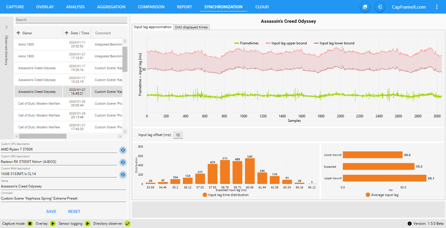 CapFrameX - Features